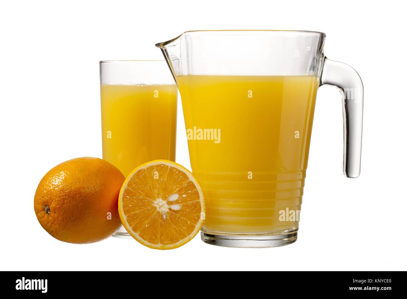 a pitcher of fresh orange juice Stock Photo - Alamy