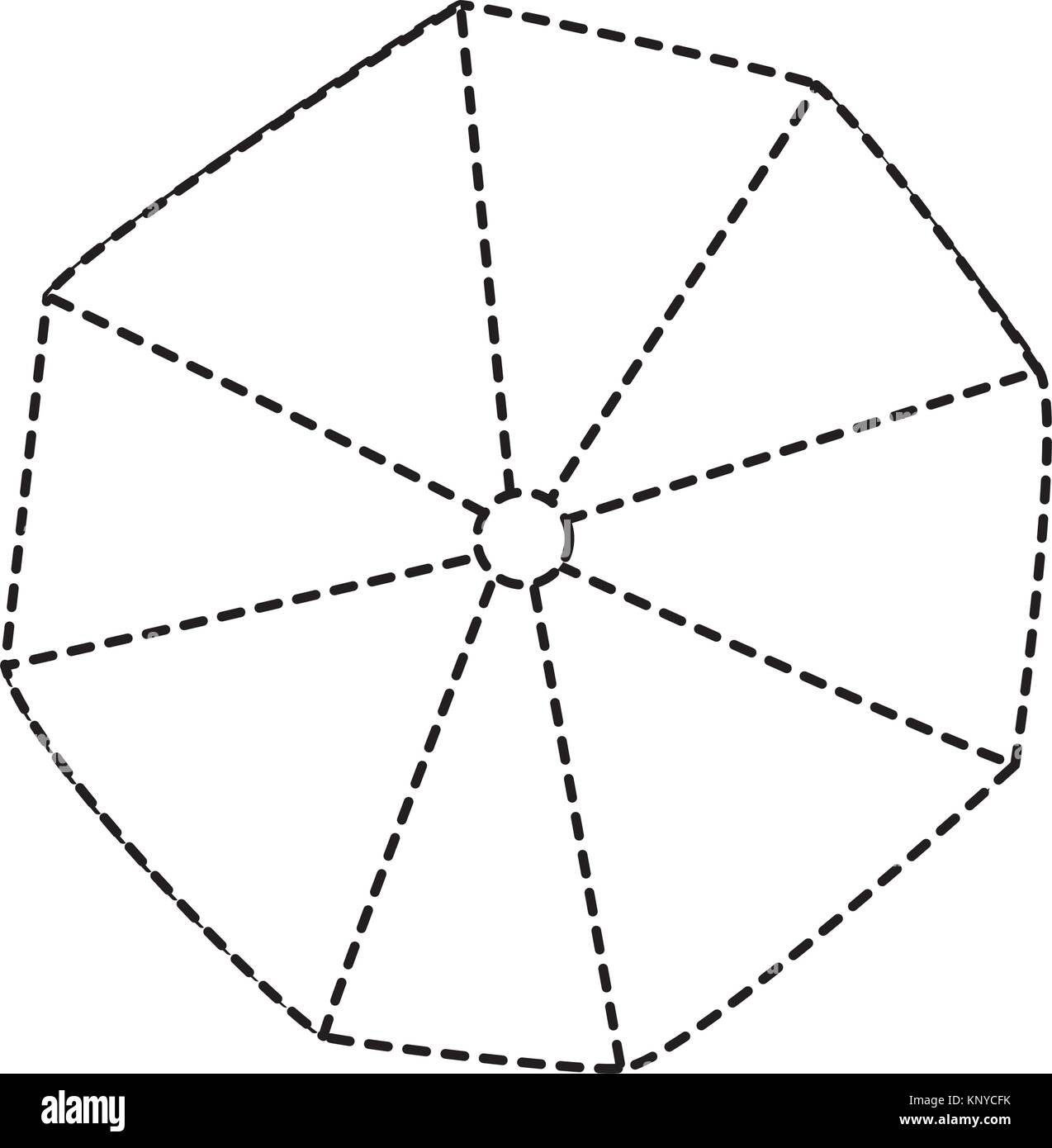 opened beach umbrella top view Stock Vector Image & Art - Alamy