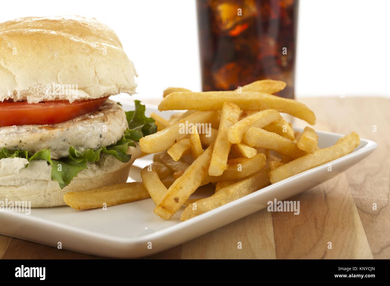 a serving on fast food meal Stock Photo - Alamy