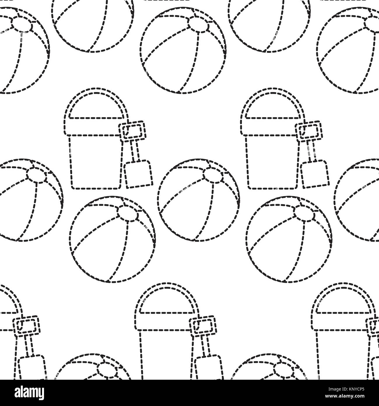 Cartoon beach ball Black and White Stock Photos & Images - Alamy