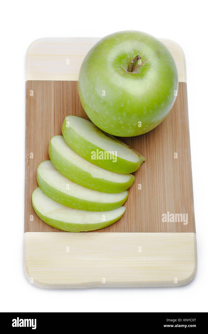 apple being cut Stock Photo - Alamy