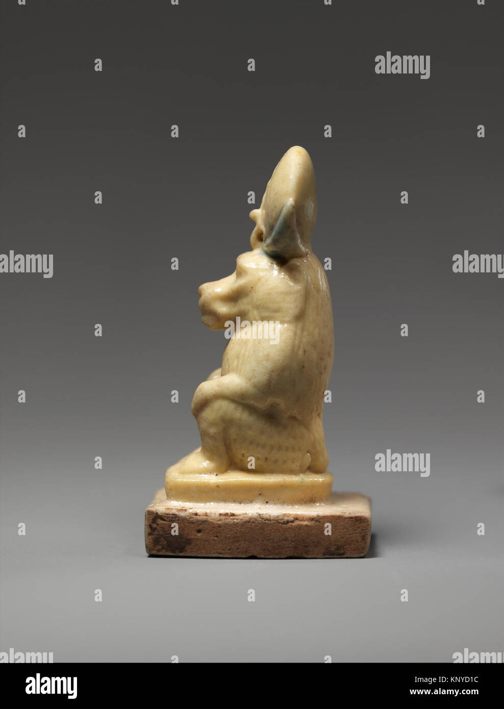 Ancient Egyptian amulet portraying a baboon with a lunar disk and ...