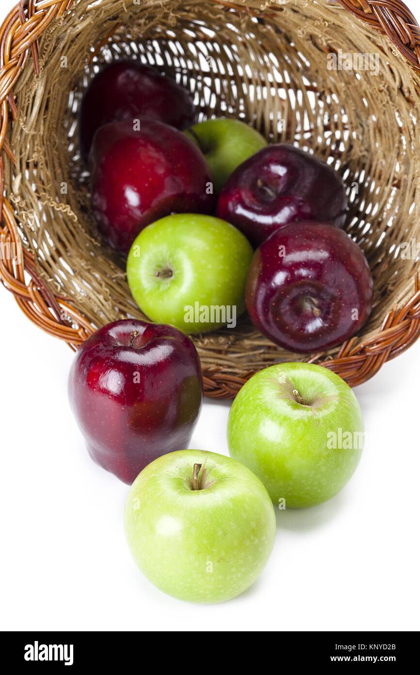 apples inside of cornucopia Stock Photo - Alamy