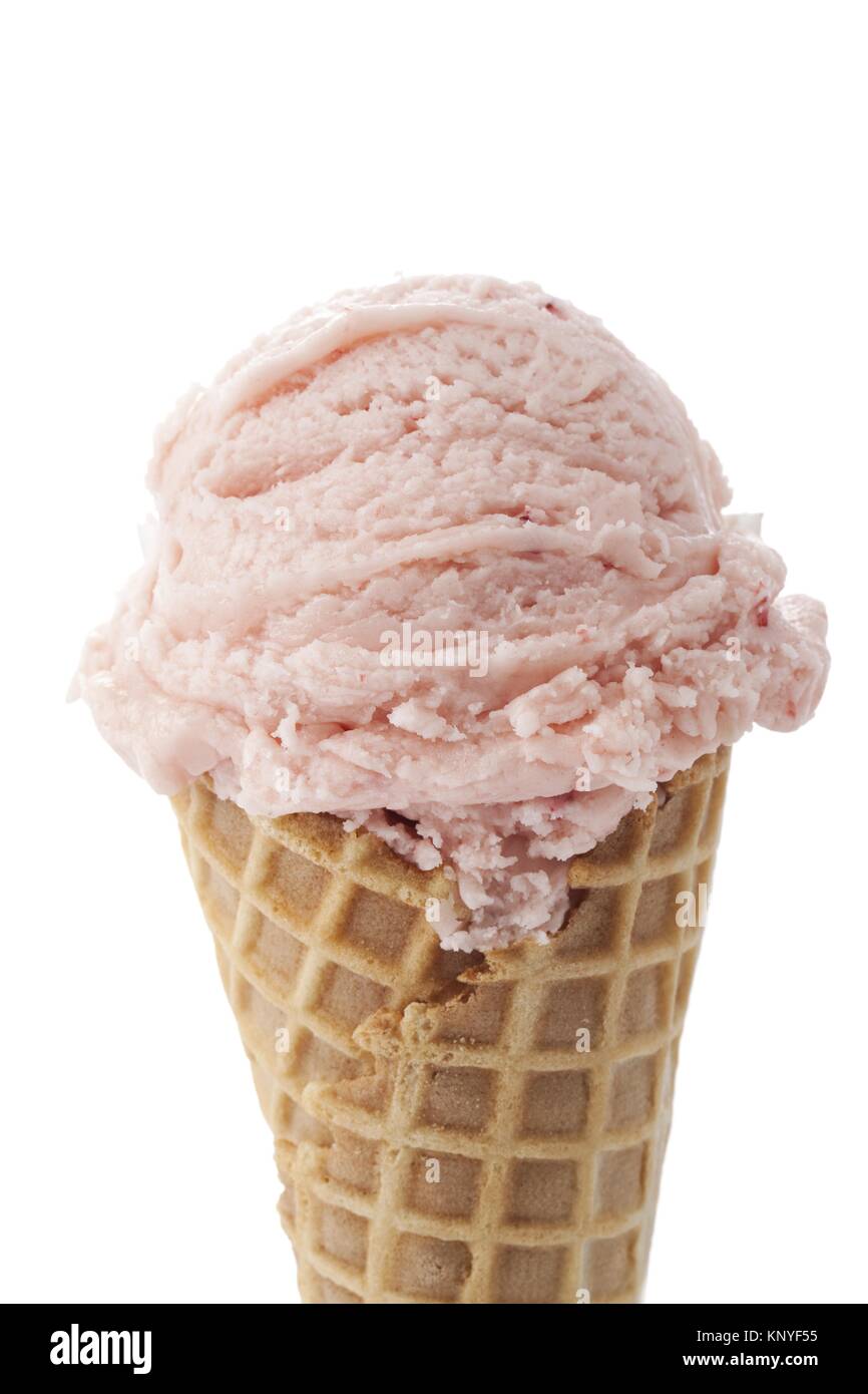 Berry ice cream cone hi-res stock photography and images - Alamy