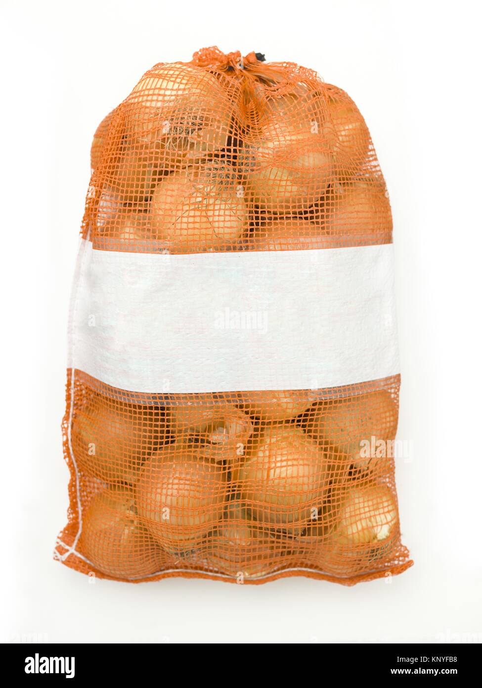 blank bag of onions Stock Photo - Alamy