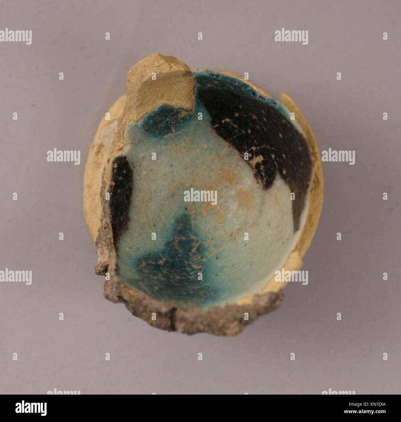 Depiction of a ceramic jar fragment showing material, structure, and ...
