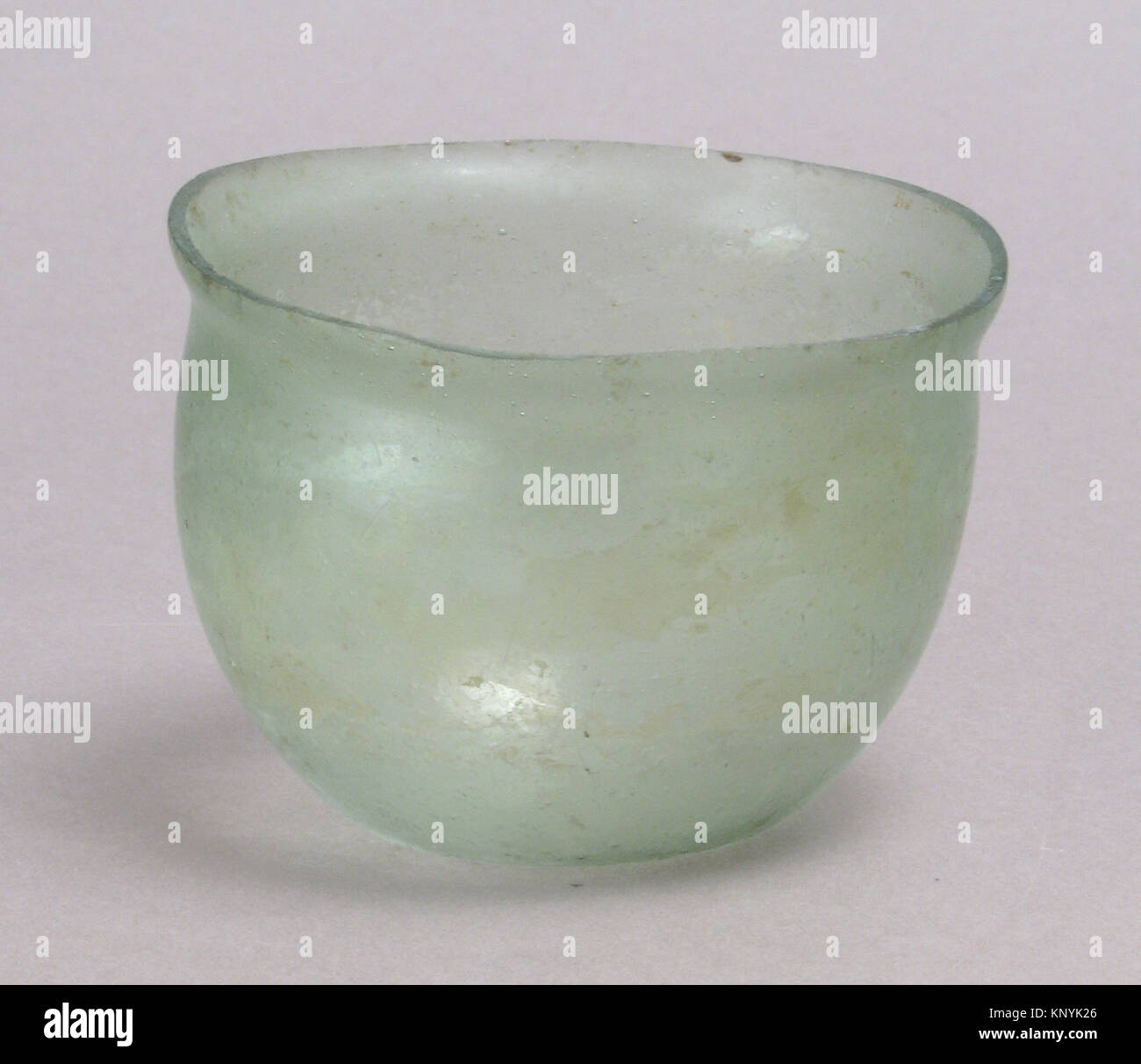 This late Roman glass bowl, dating to the late 4th or early 5th century ...