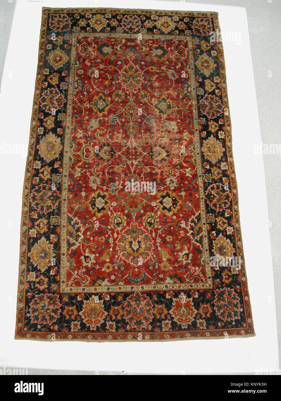 Floral and cloudband carpet cataloged as MET wb-53.214, preserved in ...