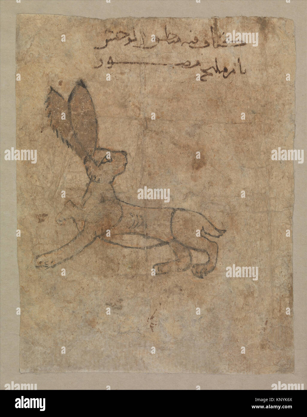 This folio, part of the 'Mantiq al-wahsh' (Speech of the Wild Animal ...