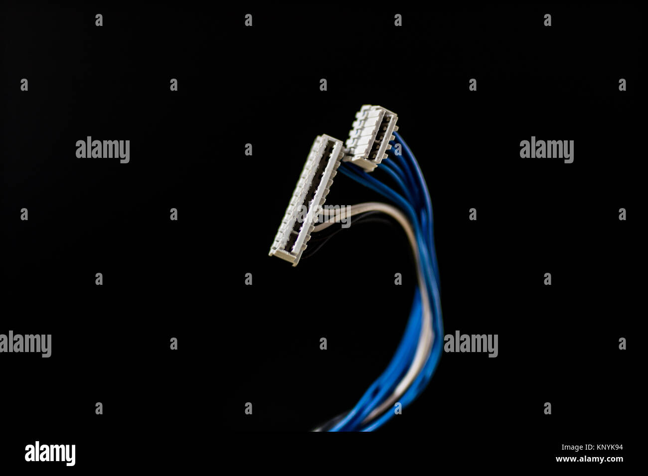 old computer wires. Cables lpt, com1 and com2 for desktop and laptop ...