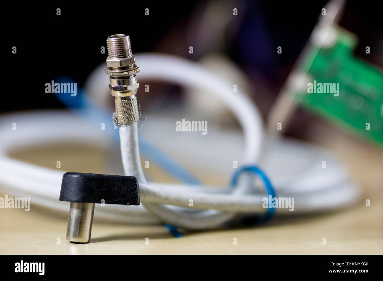 old computer wires. Cables lpt, com1 and com2 for desktop and laptop ...