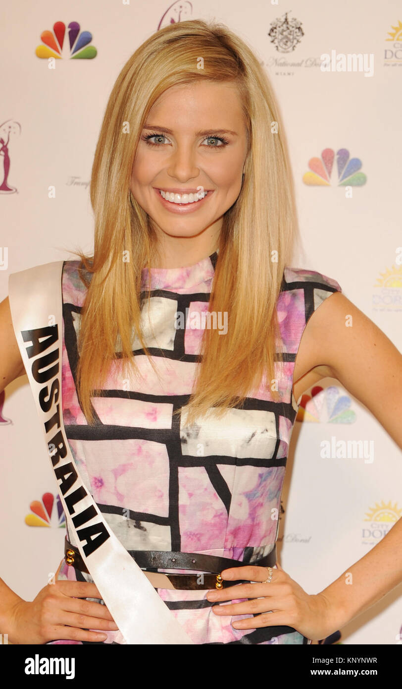 Miami Fl January 20 Miss Australia Tegan Martin Attends A Miss