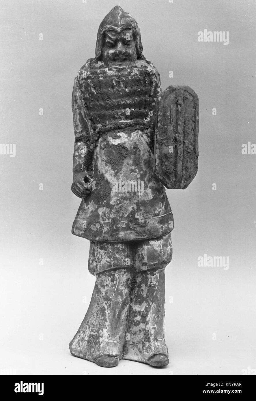 Figure of a Warrior. Period: Northern Wei dynasty (386-534); Date: 6th ...