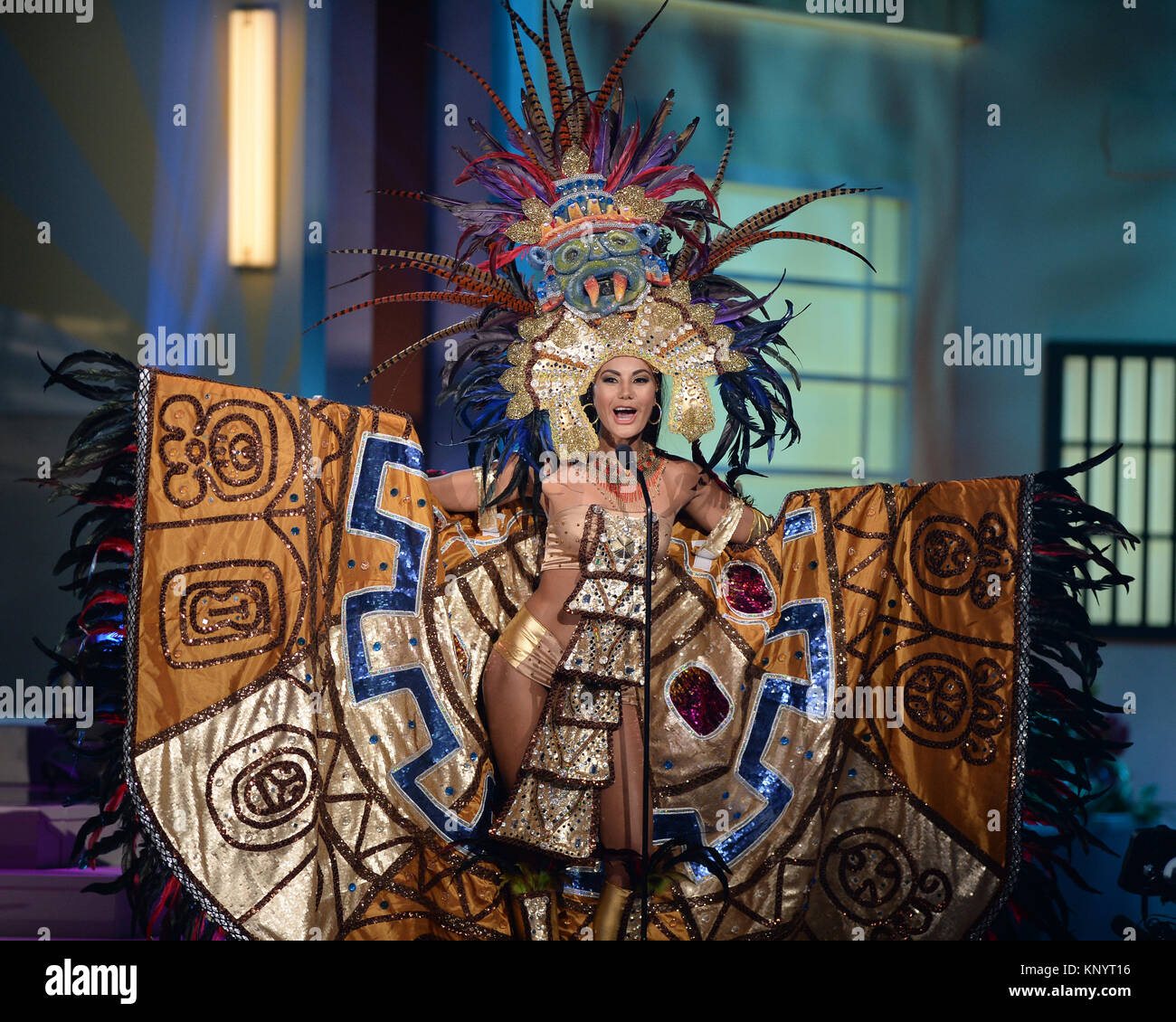 MIAMI, FL - JANUARY 21: Miss El Salvador Patricia Murillo competes in ...