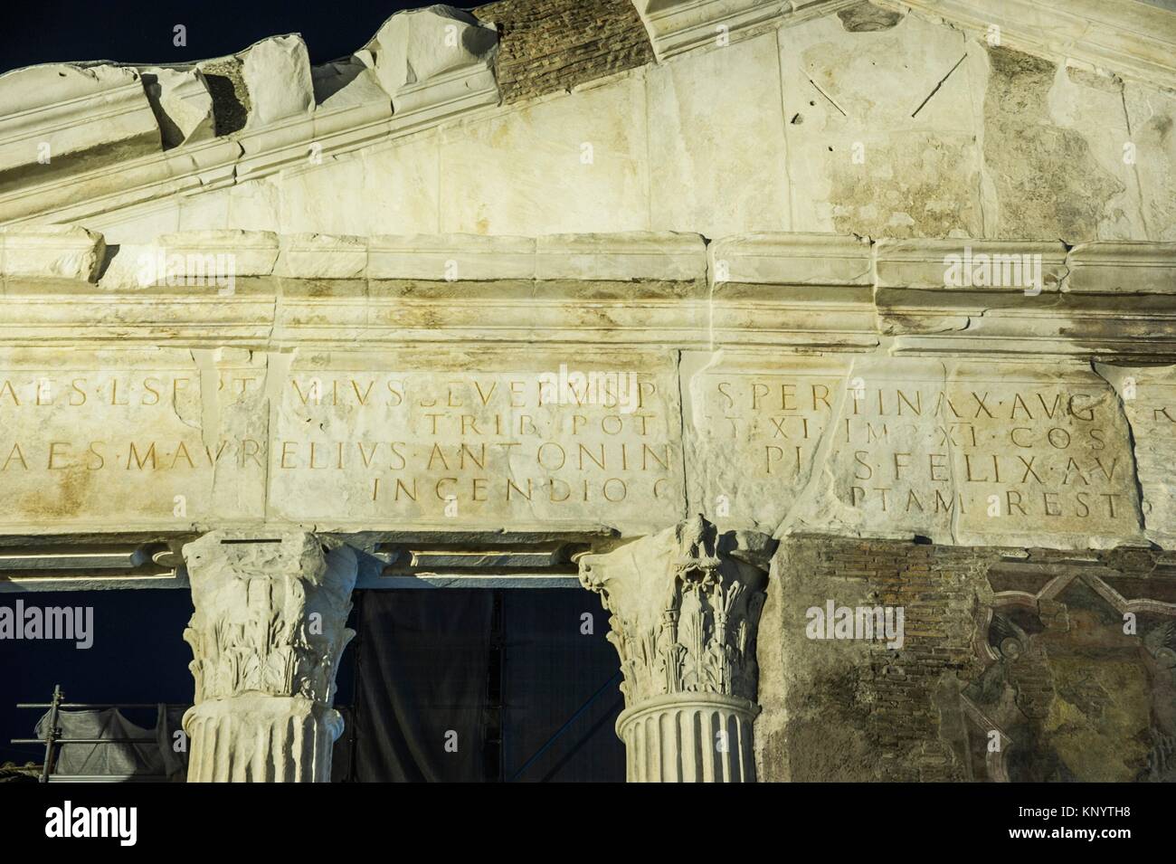 Portico di Ottavia, Rome, Italy Stock Photo - Alamy