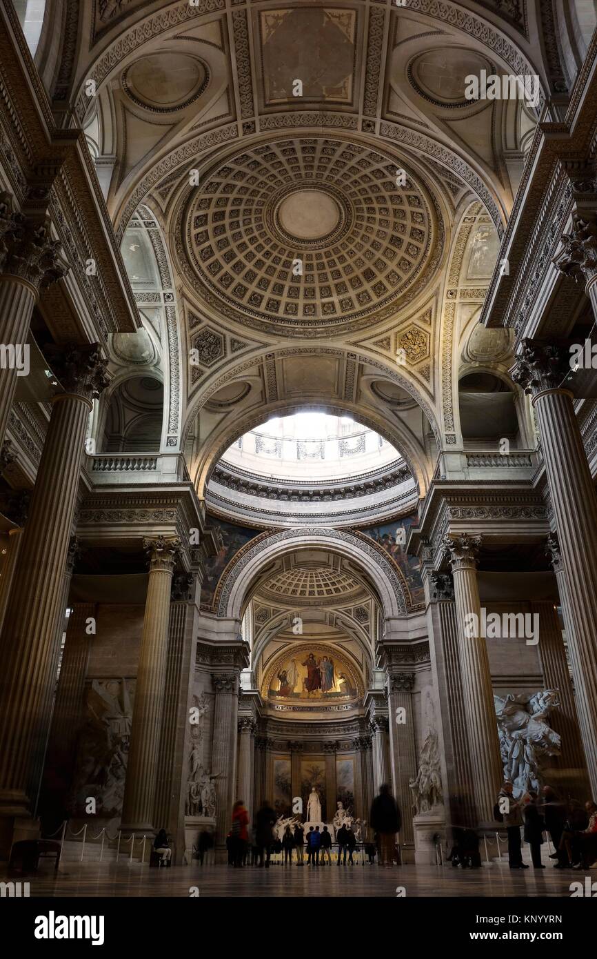 Pantheon paris crypt hi-res stock photography and images - Alamy