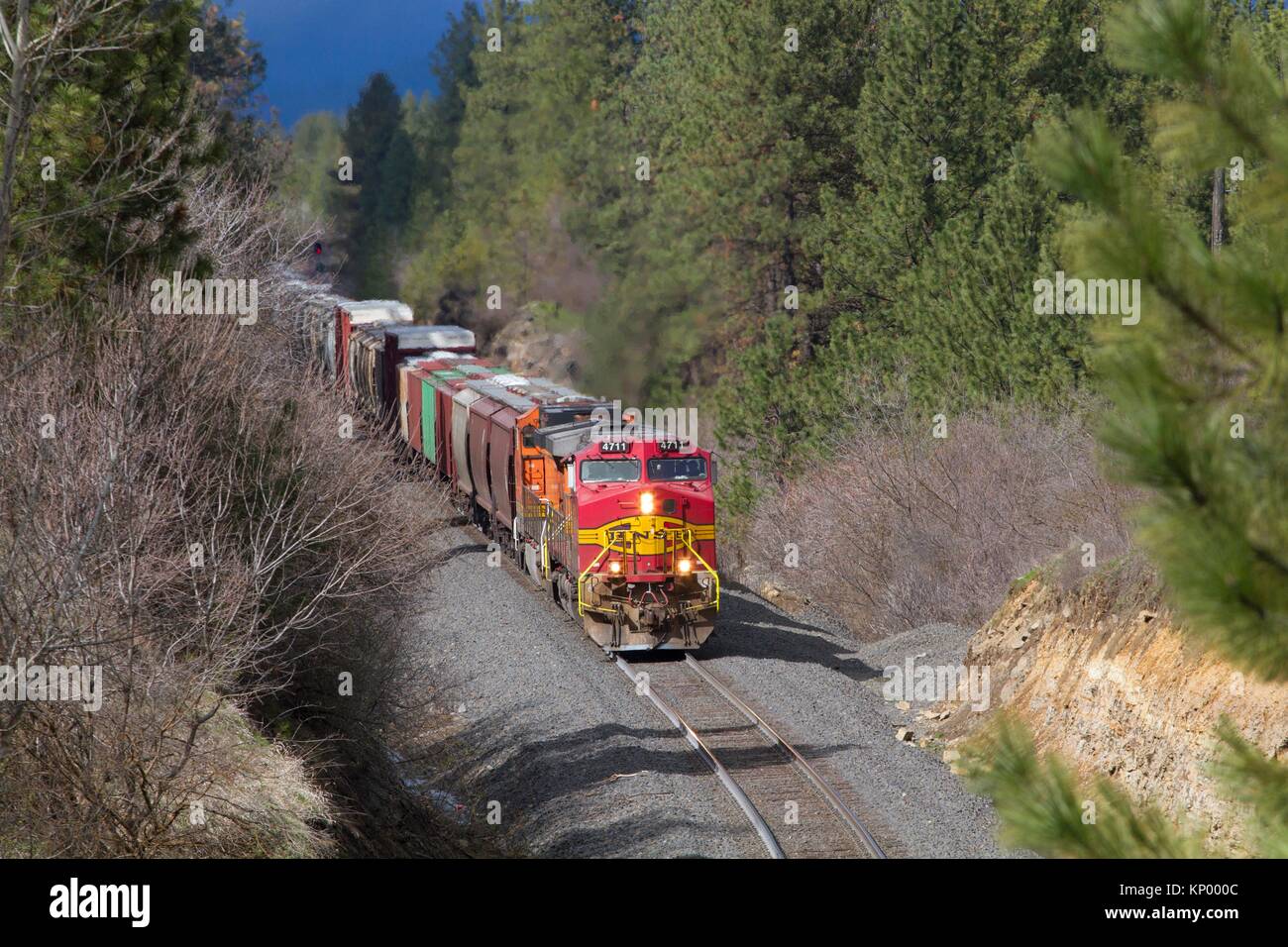 Bnsf railway train hi-res stock photography and images - Alamy