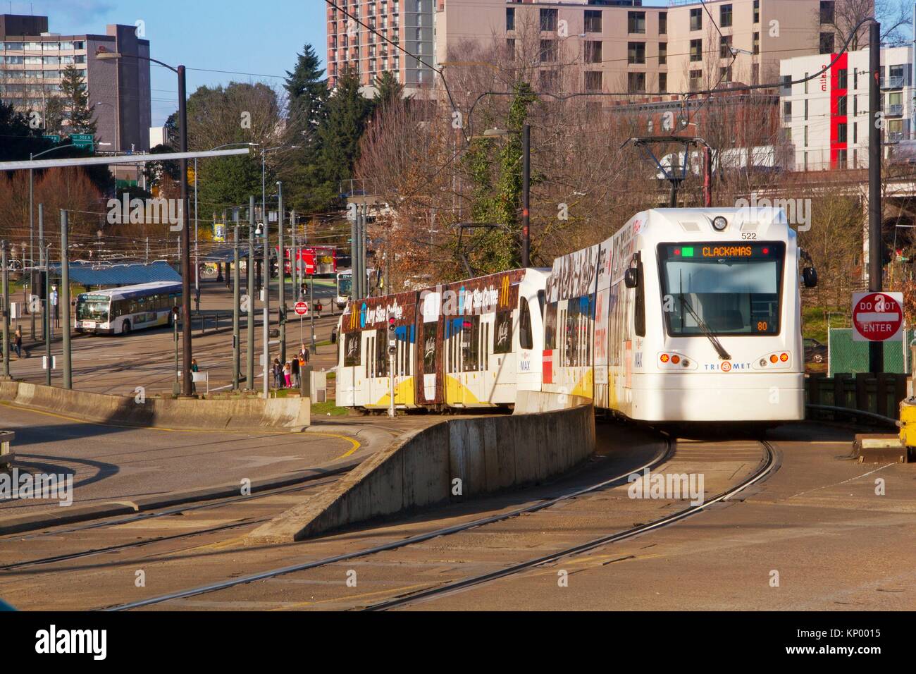 Portland light rail hi-res stock photography and images - Alamy