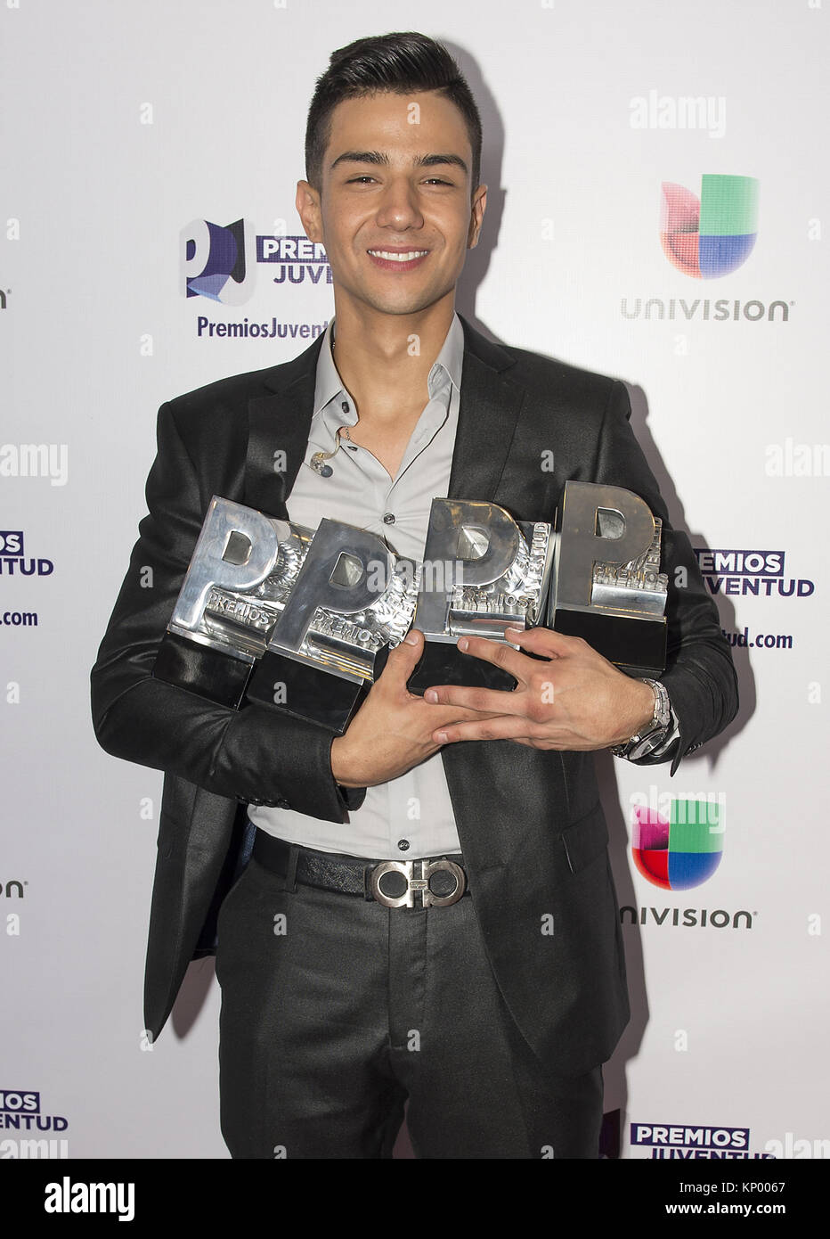MIAMI, FL - JULY 16: Luis Coronel attends Univision's Premios Juventud ...