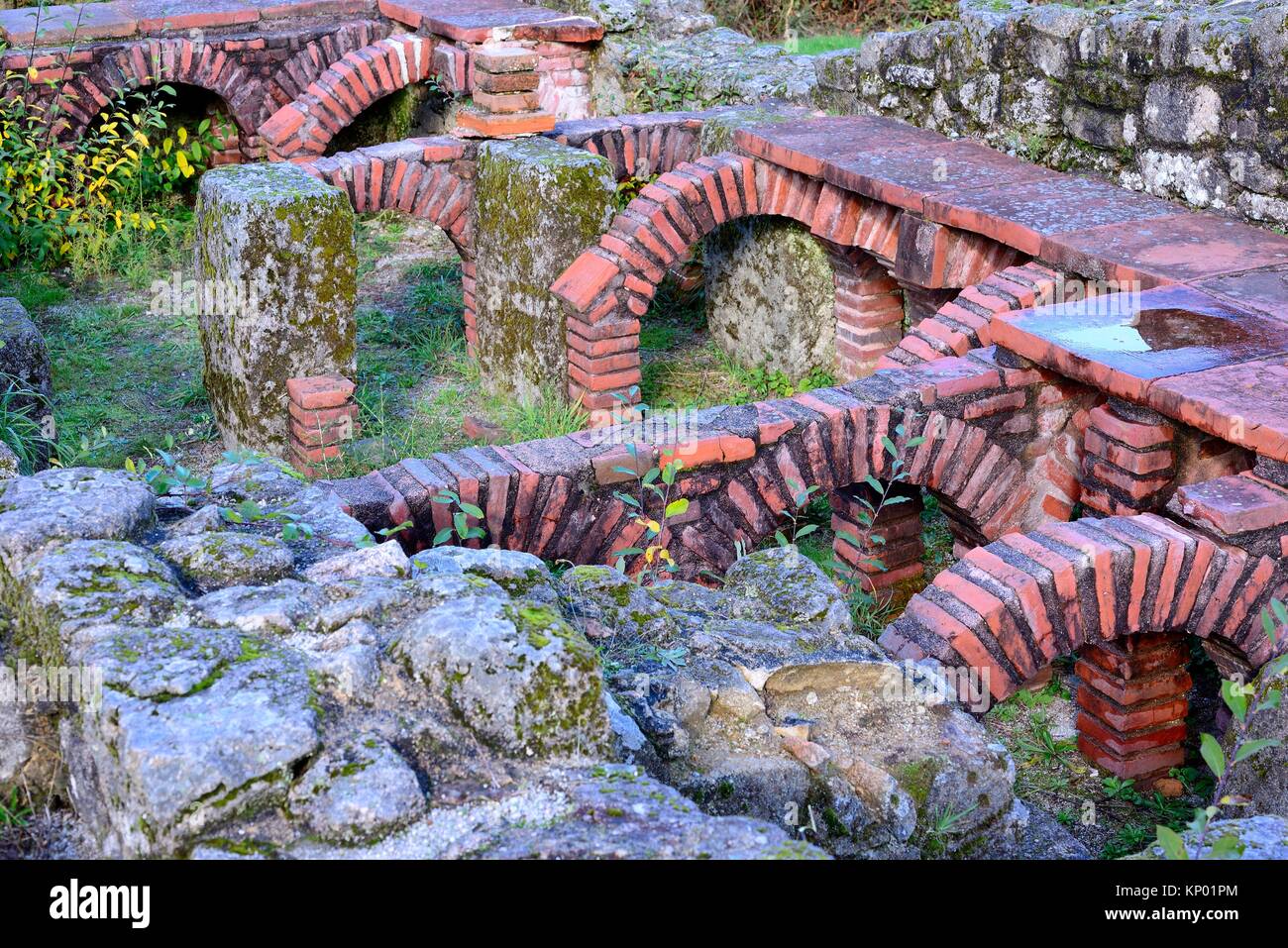 Mansión. Aquis Originis, near Lobios, Orense, Spain Stock Photo - Alamy