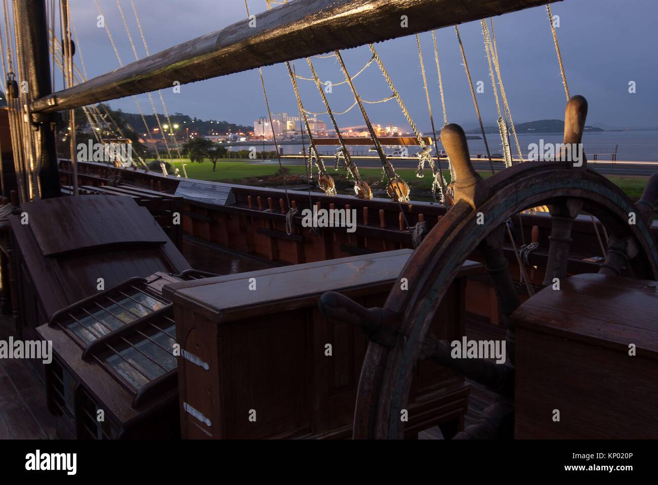 Historic Brig Amity Stock Photo - Alamy