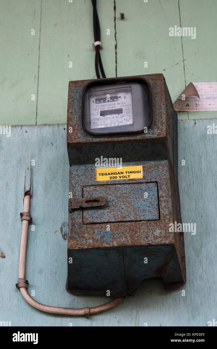 Old electric meter hi-res stock photography and images - Alamy