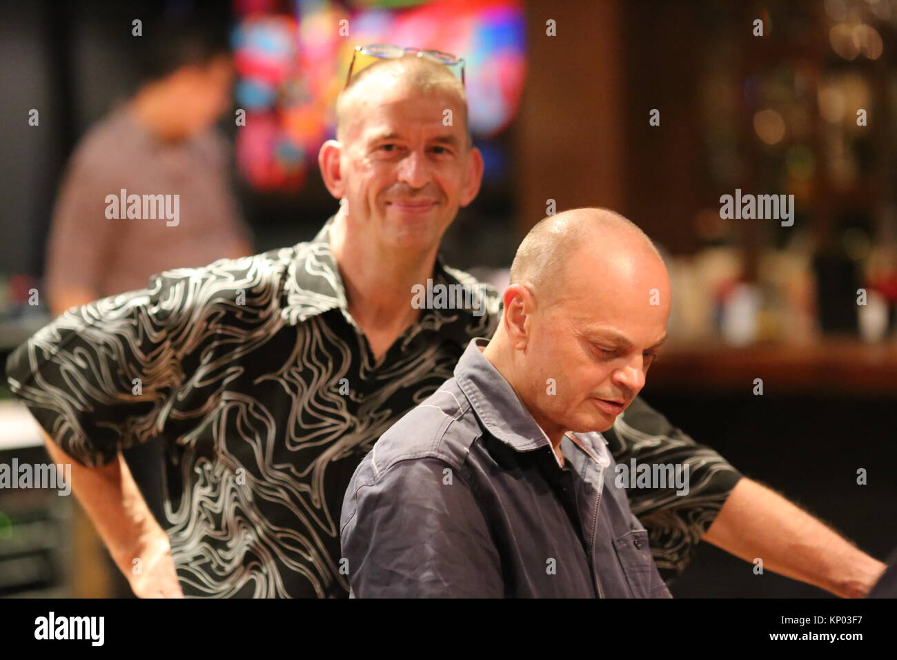 Artist Peter Klashorst attended a showing of his own filmed interview ...