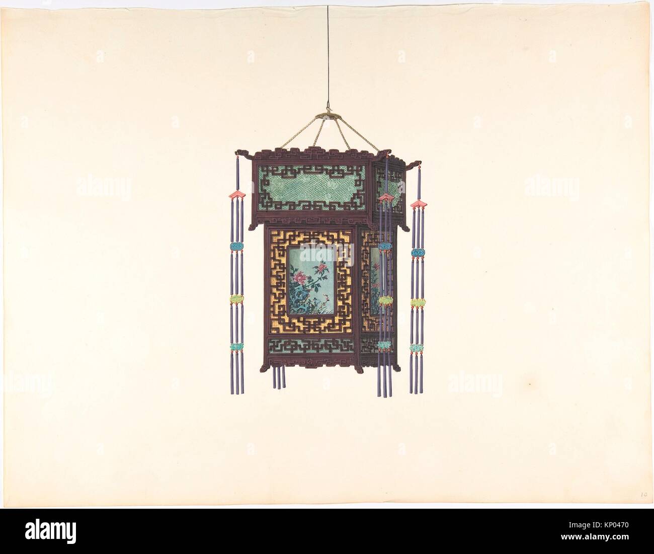 Hanging Lantern. Artist: Anonymous, Chinese, 19th century; Date: 19th ...