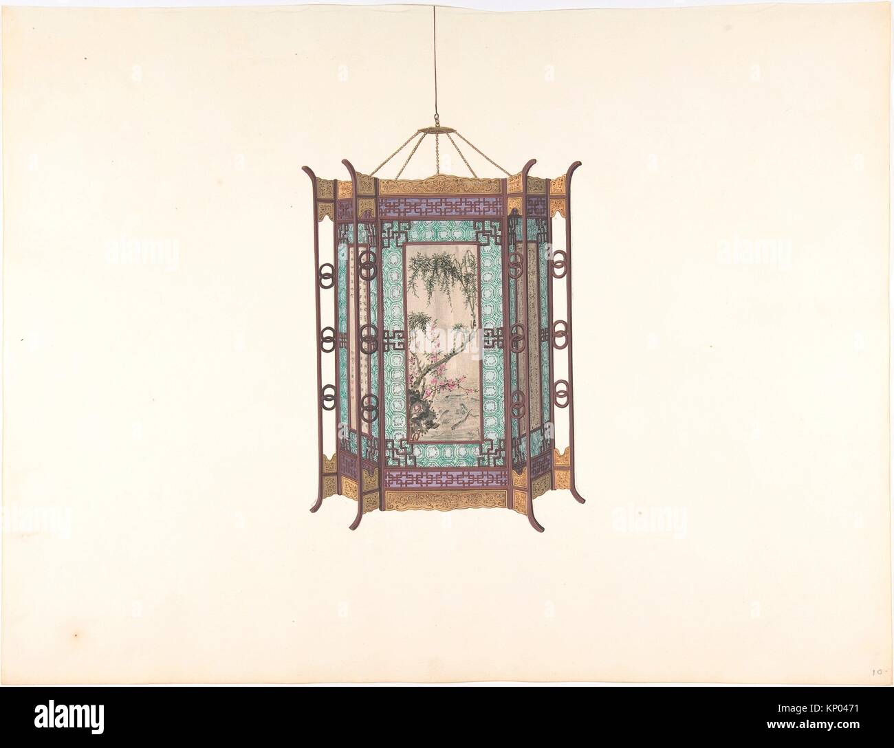 Hanging Lantern. Artist: Anonymous, Chinese, 19th century; Date: 19th ...