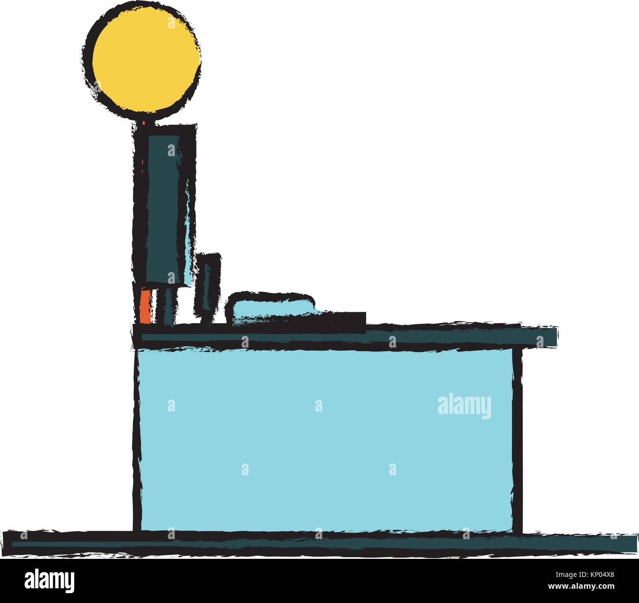 supermarket cash register design Stock Vector Image & Art - Alamy