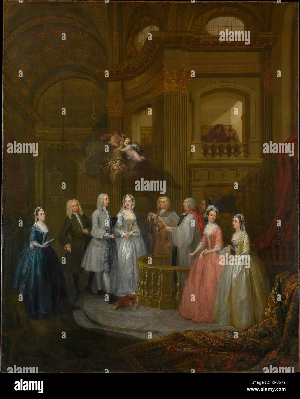 Painting william hogarth after hi-res stock photography and images - Alamy