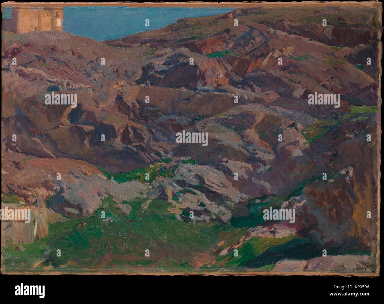 Castle of San Servando, Toledo. Artist: Joaquín Sorolla y Bastida ...