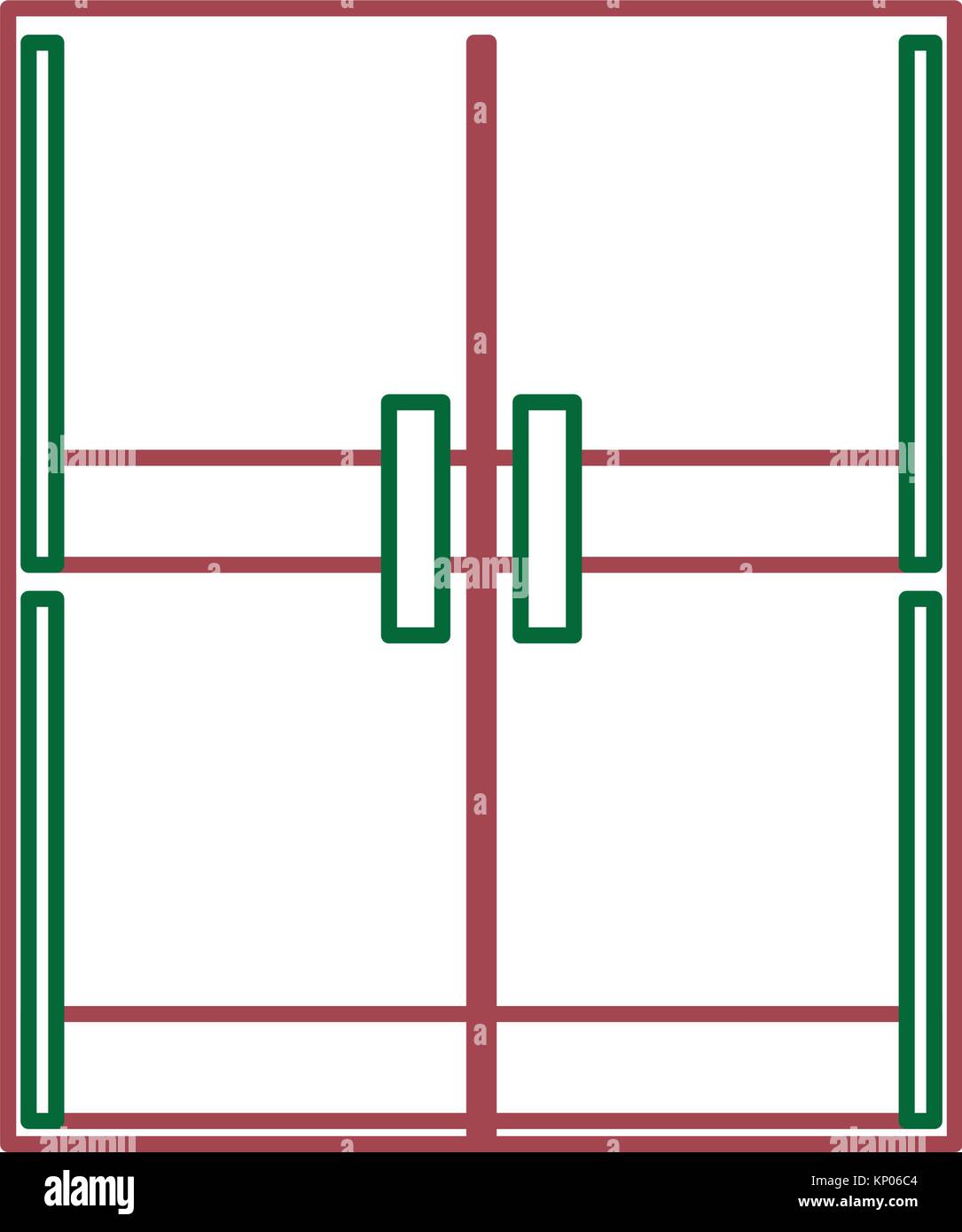 Silver door handle icon Stock Vector Images - Alamy