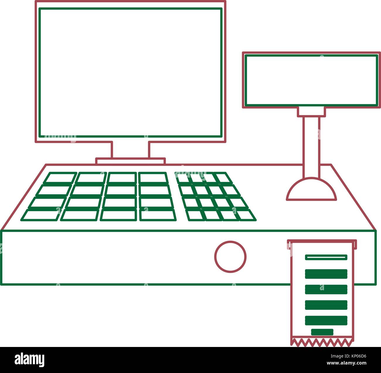 cash register icon Stock Vector Image & Art - Alamy