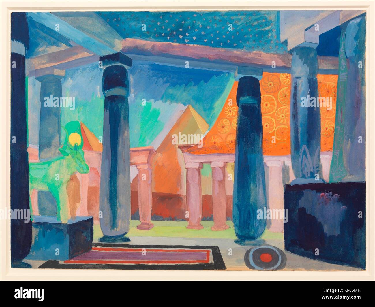 Stage Design for Cleopatra. Artist: Robert Delaunay (French, Paris 1885 ...