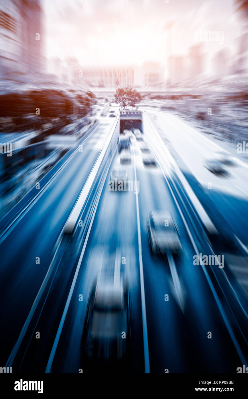 Blurred street scene hi-res stock photography and images - Alamy