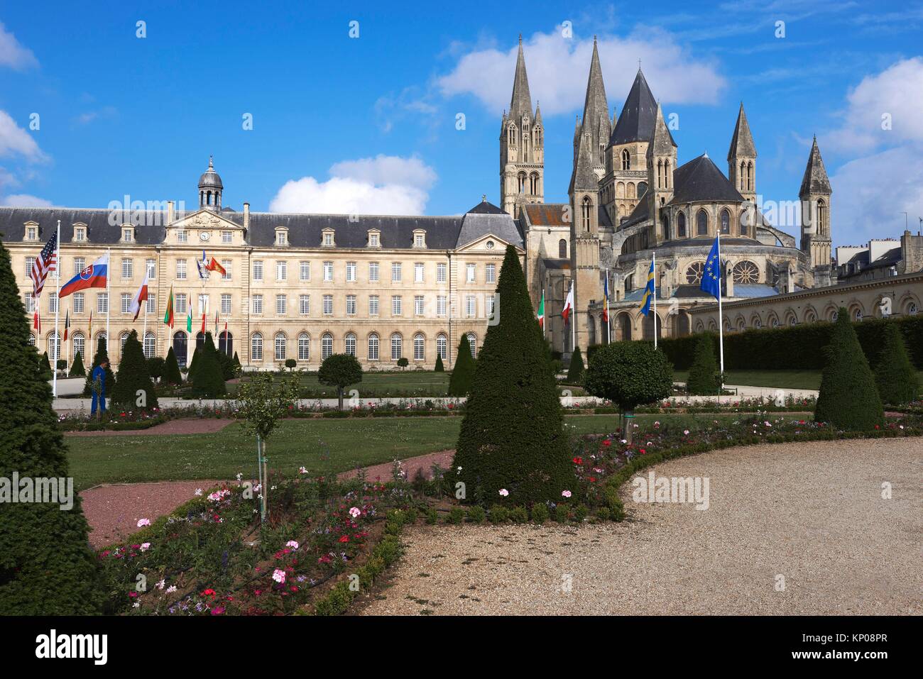 Caen normandy abbaye hi-res stock photography and images - Alamy