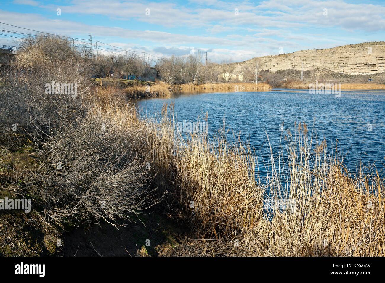 Campillo lagoon in Rivas Vaciamadris. Madrid. Spain. Europe Stock Photo ...