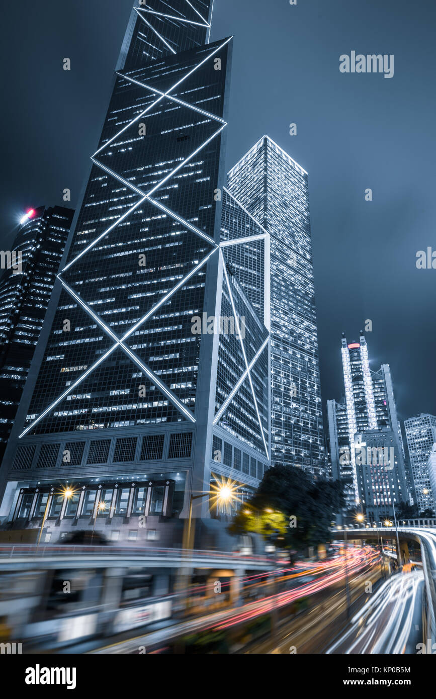 urban street view with cityscape in background Stock Photo - Alamy