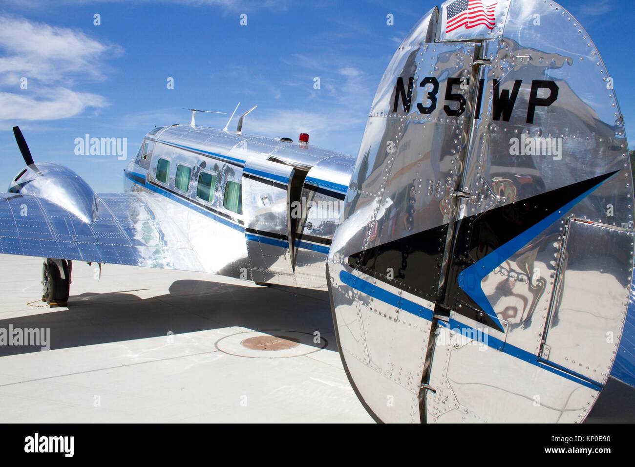 Beechcraft 18 plane hi-res stock photography and images - Alamy
