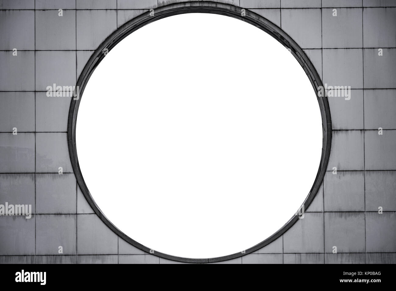 Circle Shape Window,copy space,background Stock Photo - Alamy