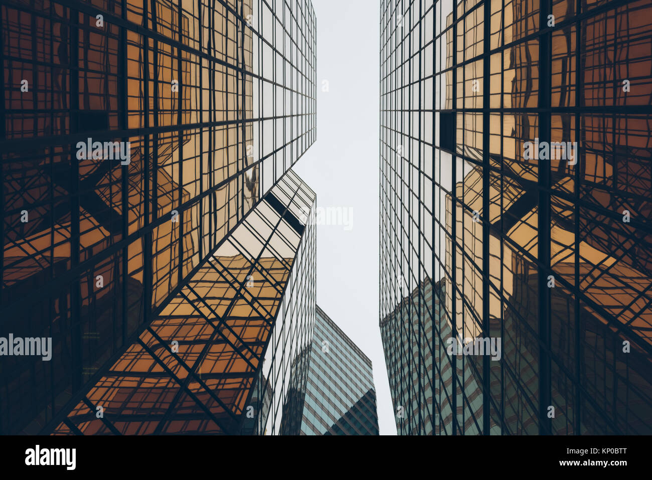 golden financial architecture face to face in Hong Kong of China Stock ...