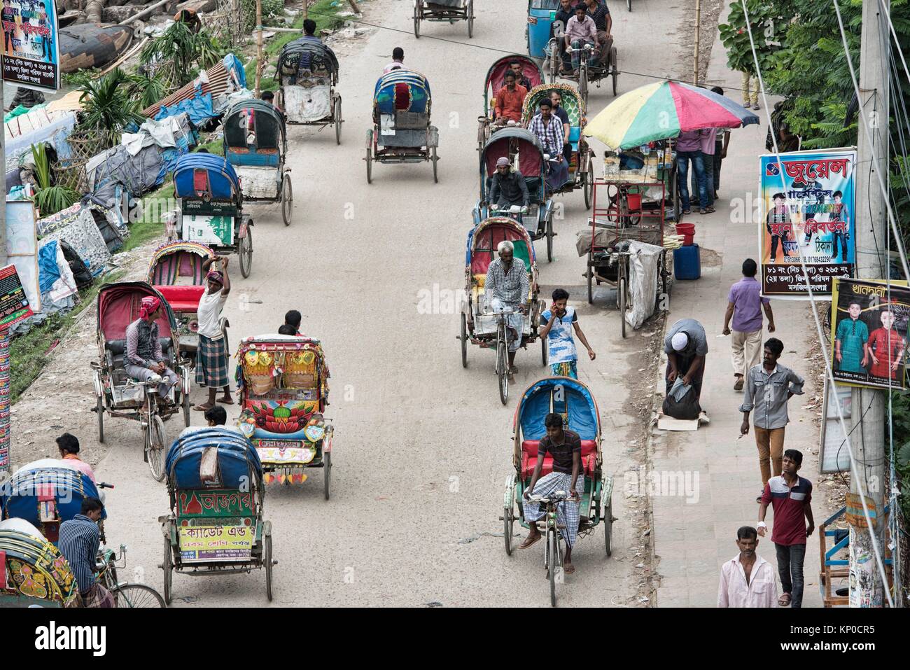 Dhaka rickshaw hi-res stock photography and images - Alamy