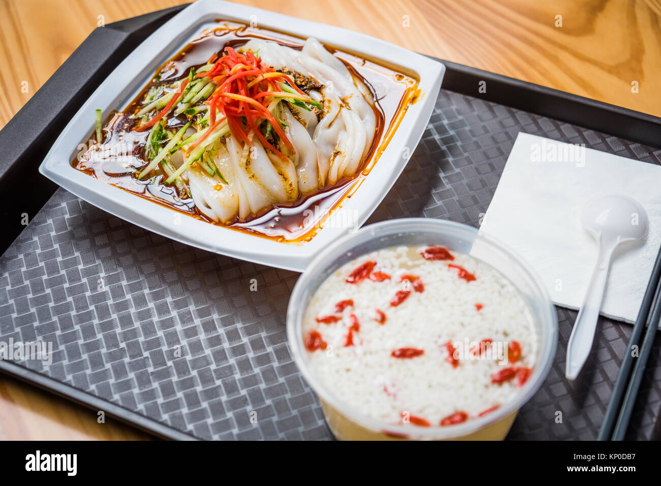 Traditional Chinese food ,cold rice noodles Stock Photo - Alamy
