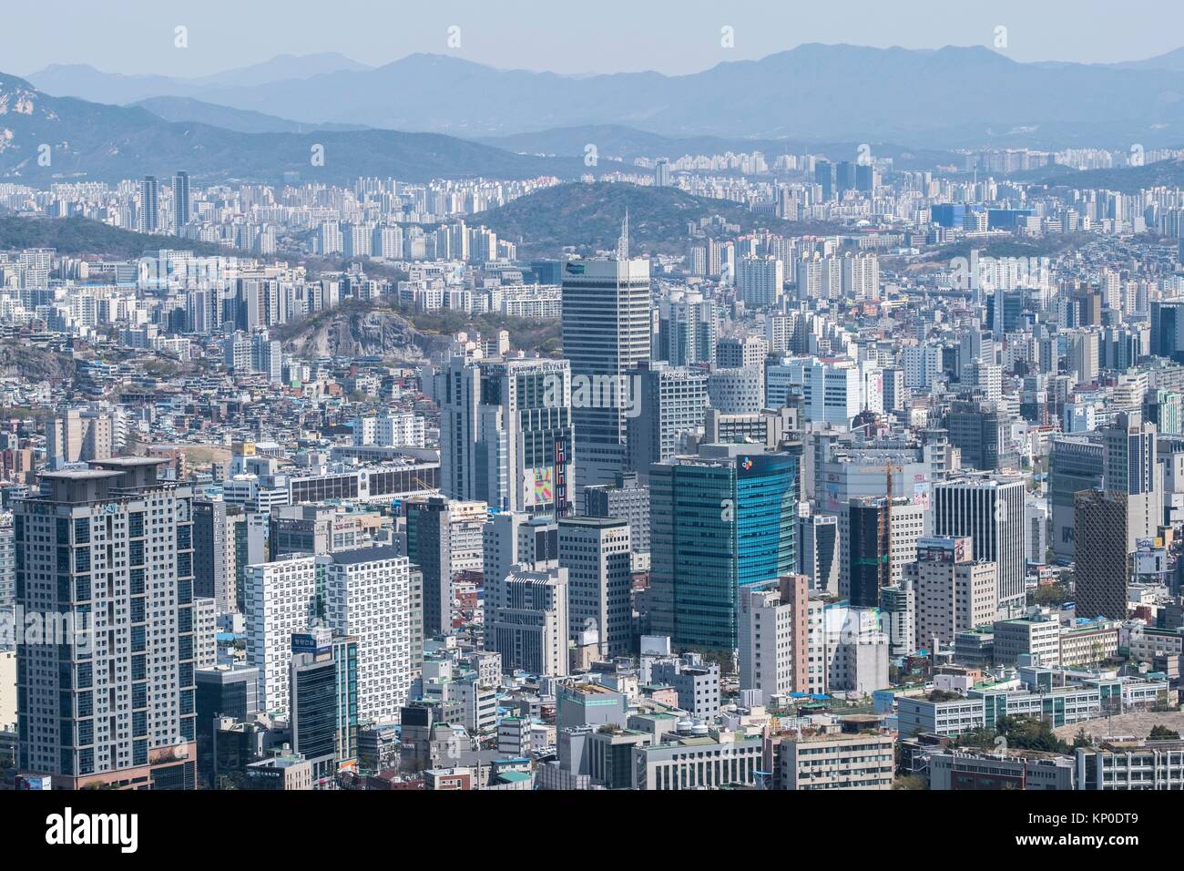 Day panorama of seoul city hi-res stock photography and images - Alamy