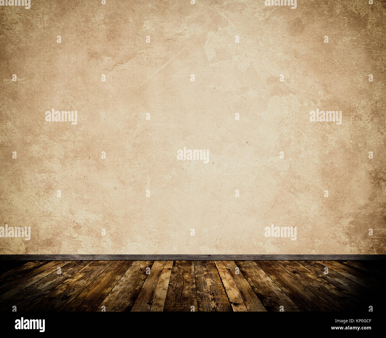 Old grunge wall and wooden floor for your design. Vintage wall ...