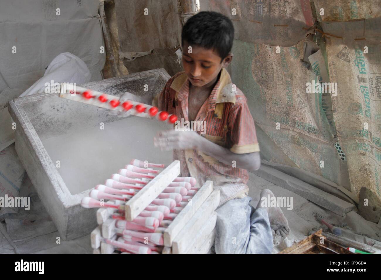 Child labor in aluminium factory hi-res stock photography and images ...
