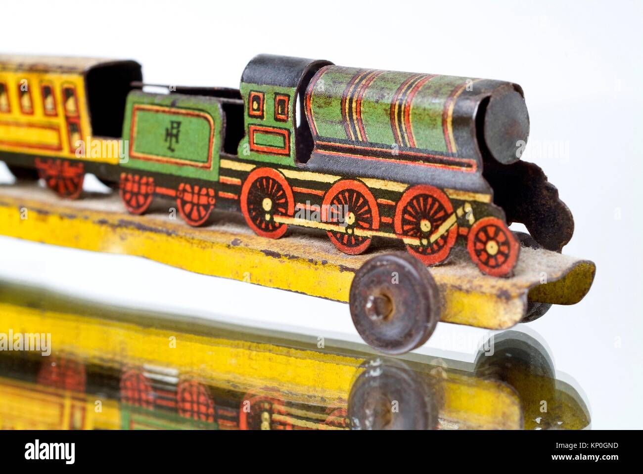 Sheet metal toy train hi-res stock photography and images - Alamy