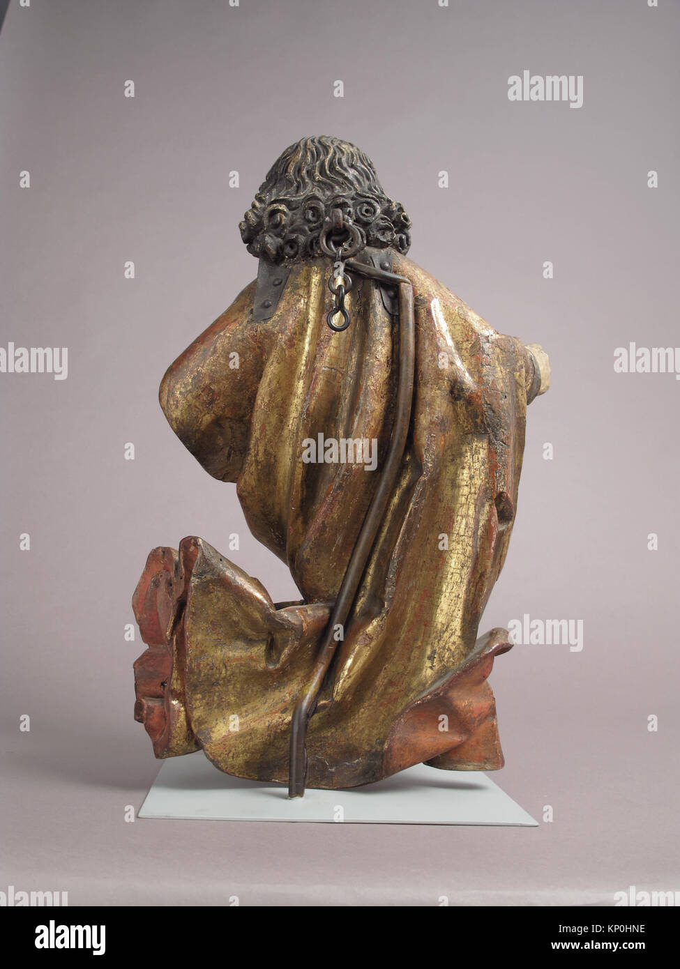 A late 15th-century Austrian flying angel sculpture carved from ...