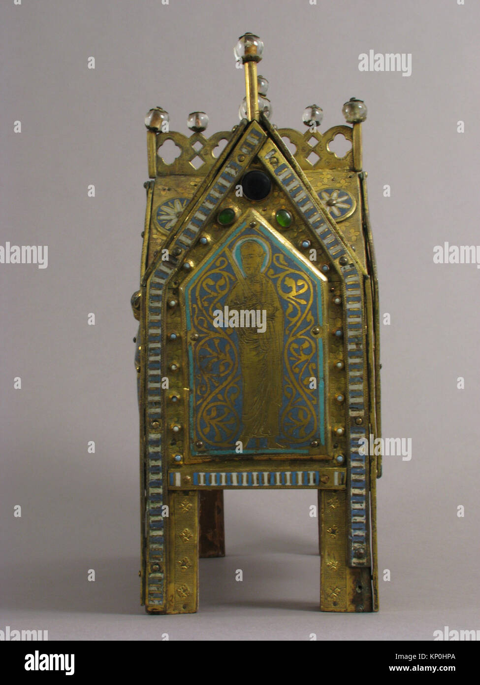 French chasse ca. 1235–1245, copper plaques with engraved, chased, and ...